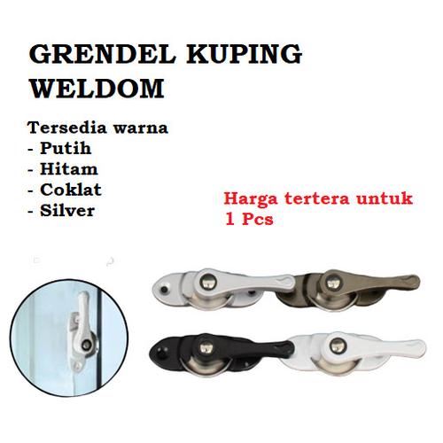 Jual Grendel Kuping Weldom / Grendel Kunci Jendela / Grendel Geser ...