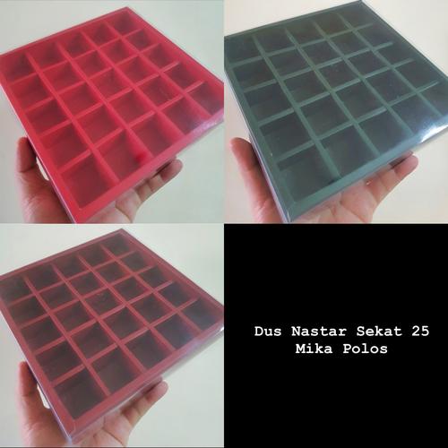 Jual Dus Nastar bulat sekat 25 mika polos uk. 3.5x3.5x3.5 cm - Dus ...