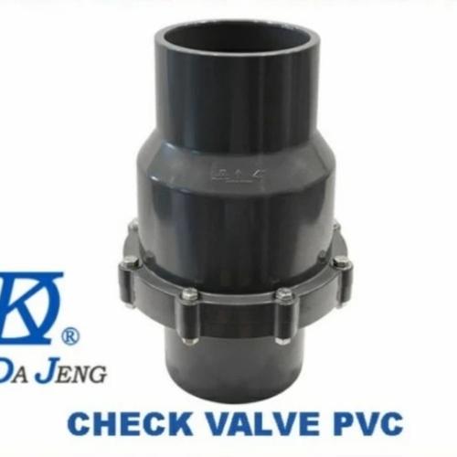 Jual CHECK VALVE SHOCK PVC 2 INCHI/KLEM TABOK SPRING PEER PVC DN 50 ...