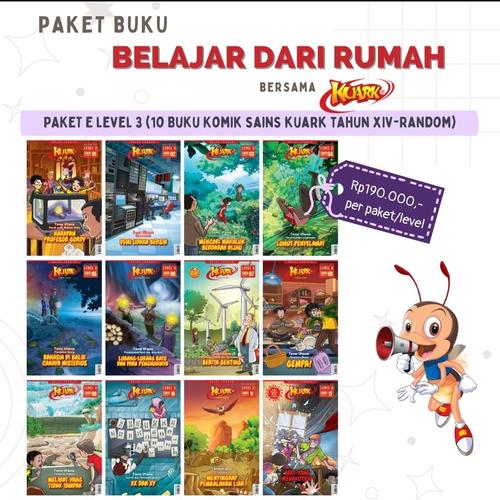 Jual Paket E level 3 (10 buku komik sains kuark tahun XIV-random) - Kota Bogor - KUARK_SAINS ...