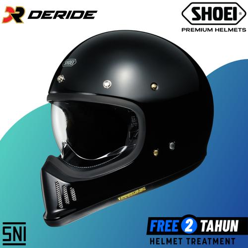 Jual SHOEI EX ZERO BLACK HELM FULL FACE RETRO SNI EXZERO - Jakarta ...