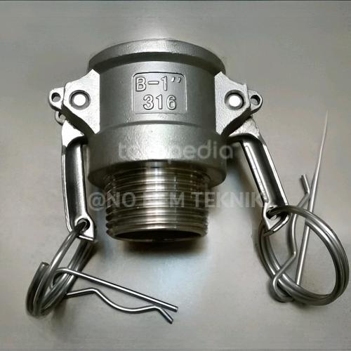 Jual camlok type B stainless ss316 4 inch - Jakarta Barat - @NO NEM ...