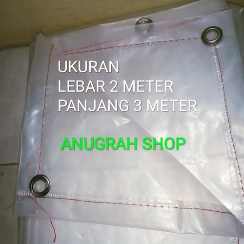 Jual TERPAL PLASTIK BENING 2x3 TERPAL TRANSPARAN TERPAL TUTUP BARANG ...
