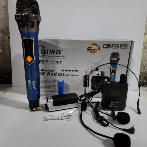 Jual mic wireless aiwa speed 1bh mic clip on + 1bh mic headset ...