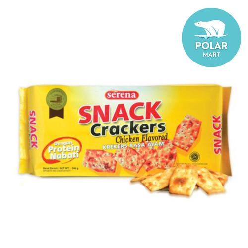 Jual Serena Snack Crackers Chicken Flavoured Krekers Rasa Ayam 210 Gram ...