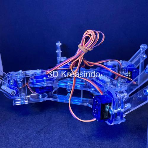 Jual Kit Quadpod Spider Laba-laba Arduino Robot Akrilik - S3D - Kit ...