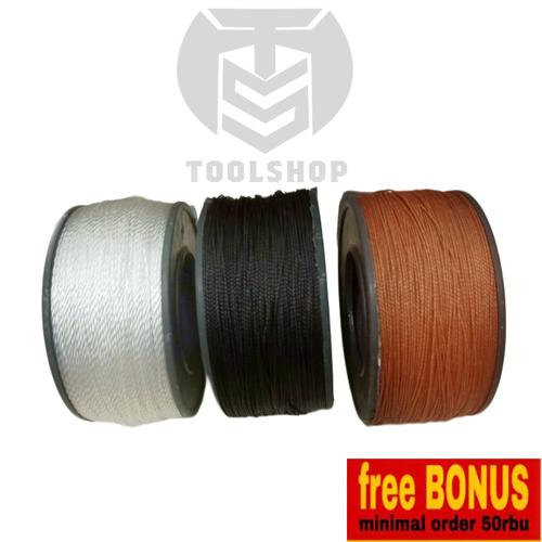 Jual Benang Sol Sepatu Benang Bangunan Nilon Krajinan Hitam Putih ...