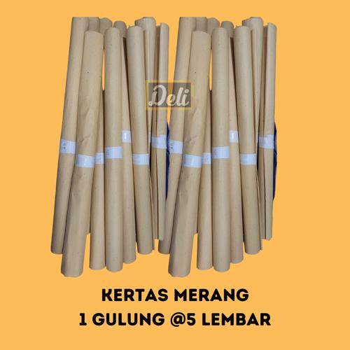 Jual Kertas Merang Serbaguna isi 5 lembar/Kertas Merang Gulung 5pcs ...