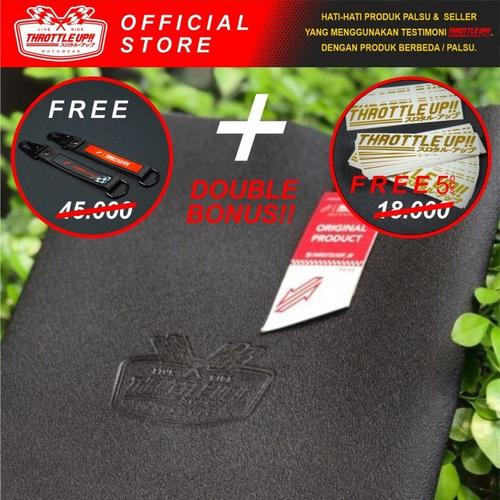Jual ORI100% Cover Seat Kulit Jok motor THROTTLE UP!! Pasir Amplas ...