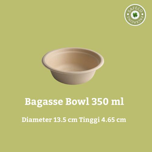 Jual Bagasse Bowl Mangkok Mangkuk Sekali Pakai Eco Friendly Disposable ...