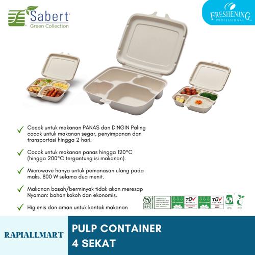 Jual Sabert Takeaway Box 4 Sekat 1.000ml - Kab. Tangerang - Rapimart ...