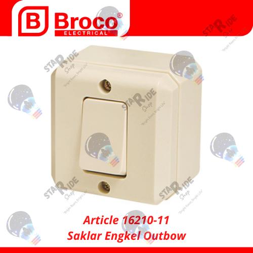 Jual OB Outbow Single Switch Tunggal Segi 1 Arah Tempel Broco New Gee ...