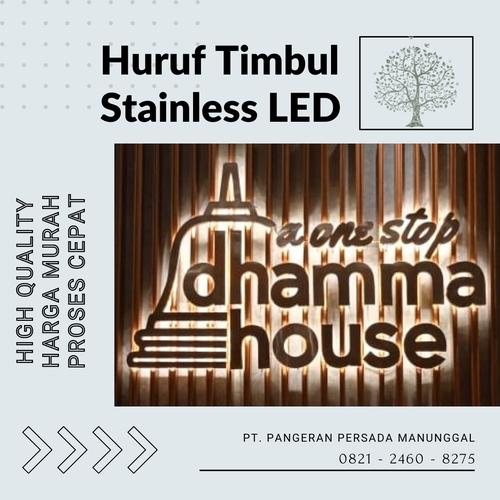 Jual Huruf Timbul Stainless Backlight Premium Lettersign Stainless ...