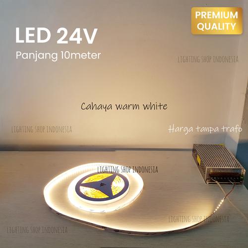 Jual Lampu led strip 24volt 10meter flexible cahaya terang 120l indoor ...