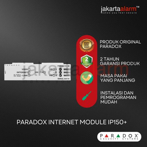 Jual Internet Modul Alarm PARADOX IP150+ IP LAN/WAN Internet Module ...