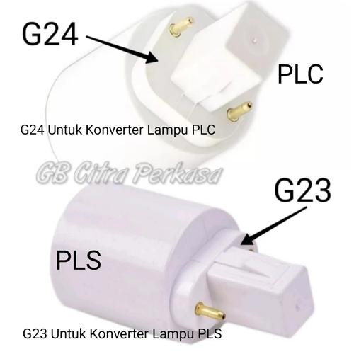 Jual Konverter Fitting Lampu Tusuk Ke Ulir Adapter G23 Ke E27 - G24 Ke ...
