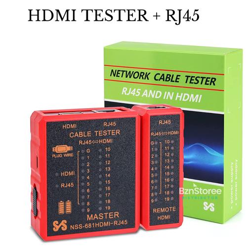 Promo CABLE TESTER RJ45 + HDMI / HDMI TESTER RJ45 / LAN TESTER / HDMI ...