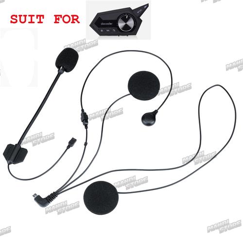 Jual Speaker Soft Hard Mic Fullface Intercom HEADSET BLUETOOTH HELM ...