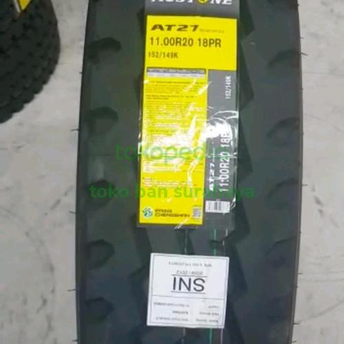 Jual BAN TRUK RADIAL AUSTONE 1100R20 18PR AT27 1100 20 KOMPLIT DLM ...