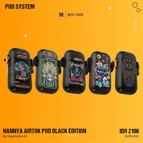 Jual Hannya Airtok Black All Series 100% Authentic By Vapelustion - Pod ...