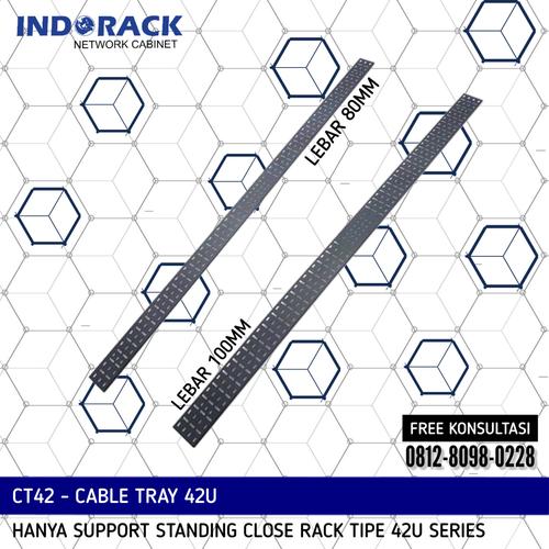 Jual CT42 - Management Cable Tray INDORACK for Close Rack 42U Rak ...