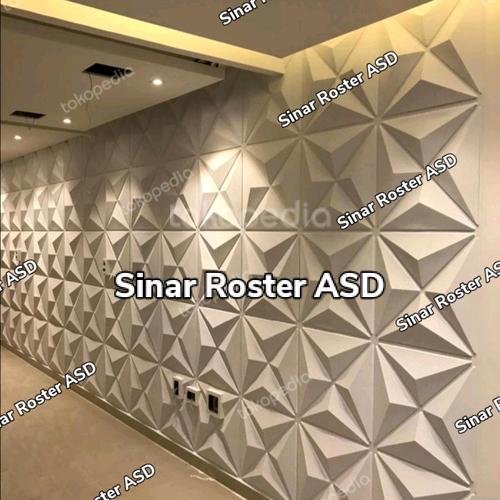 Jual Panel Beton Ornamen 3 Dimensi Motif Segi SINAR ROSTER ASD ...