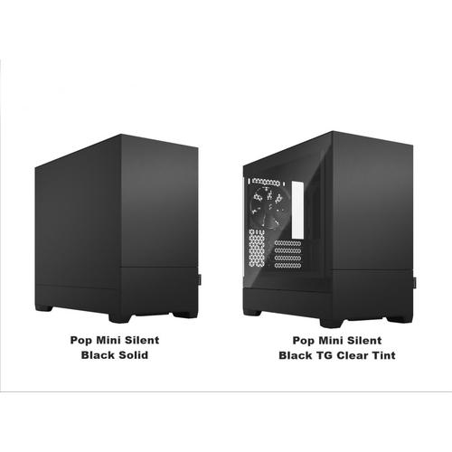 Promo CASING FRACTAL DESIGN POP MINI SILENT BLACK M-ATX GAMING CASE ...