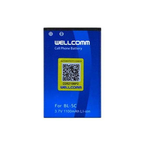 Jual WELLCOMM BATTRAI / BATTERY Nokia BL-5C Double IC 1150 mAh ORIGINAL ...