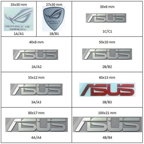 Jual Stiker Sticker Logo Asus ROG - 3, A - Kab. Karawang - Platinum 78 ...