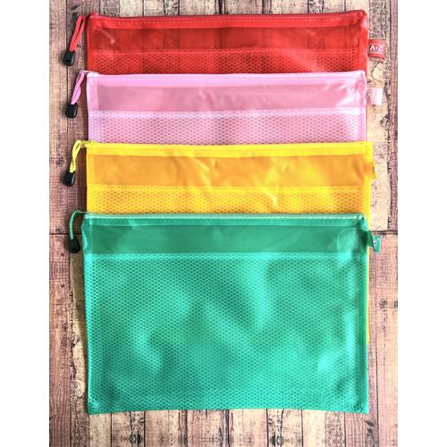 Jual A+Z Zipper Bag 2 Sap A4 - Map Jaring - Map Plastik Resleting ...