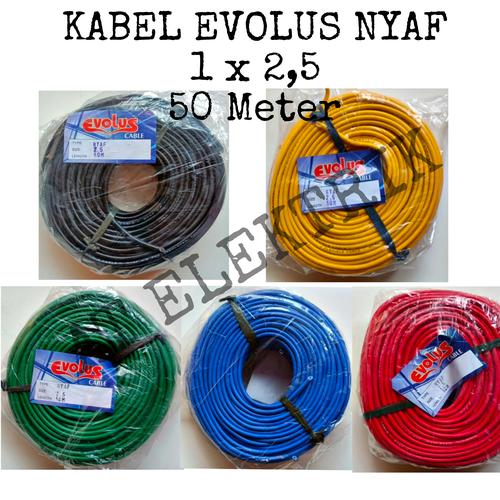 Jual ( 1 Roll ) Kabel NYAF 1 x 2,5 Tunggal Serabut / Kabel Listrik ...