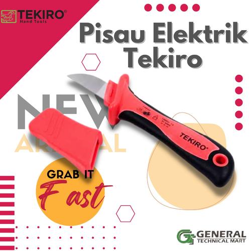 Jual TEKIRO- pisau potong kabel listrik/elektrik/insulation cutter ...