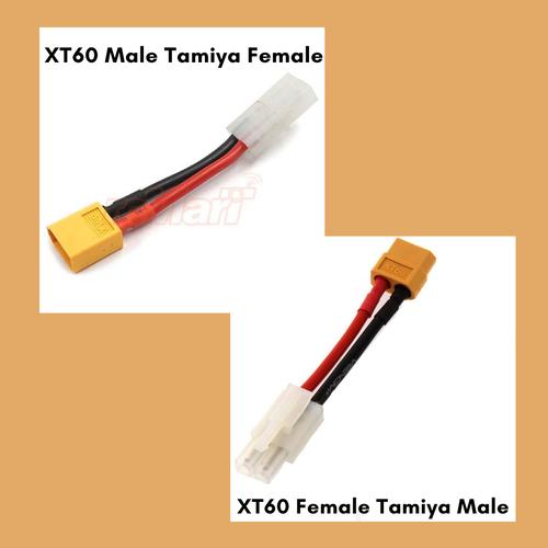 Promo Converter XT60(Male) to Tamiya(Female) - XT60 F Tamiya M ...