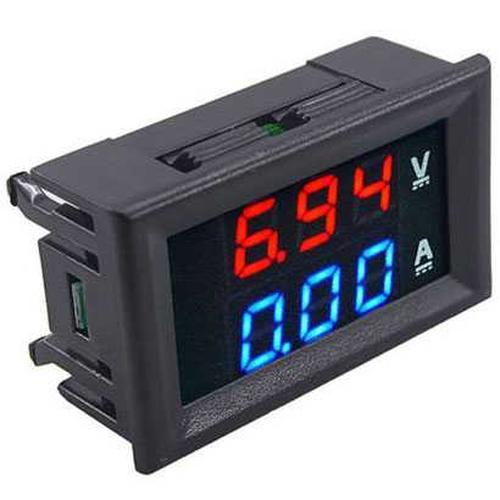 Jual Alat Ukur Listrik DC Monitor Pengukur Arus Tegangan Ampere ...