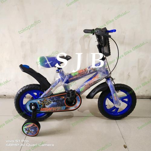 Jual Sepeda Anak BMX 12 inch Erminio New - Hitam - Tosca - Kota Depok ...