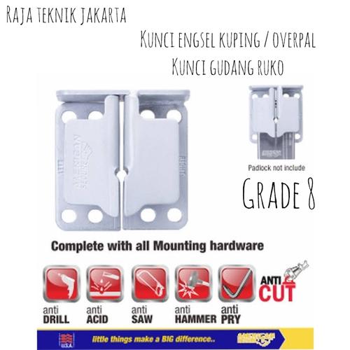 Jual Overpal/ Engsel Gembok Toko Gudang Ruko American Secure Heavy Duty ...
