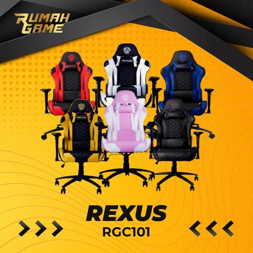 Jual Rexus RGC101 / RGC 101 Gaming Chair Kursi Gaming - Black Brown ...