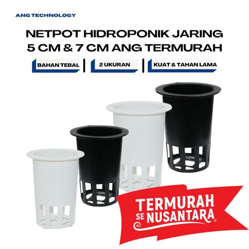 Jual Netpot Hidroponik ANG Jaring Tinggi 5 cm & 7 cm Net Pot Pot ...