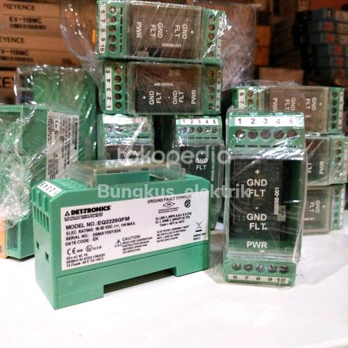 Jual DET-TRONICS EQ2220GFM Ground Fault Monitor 18-30VDC - Kab. Bekasi ...