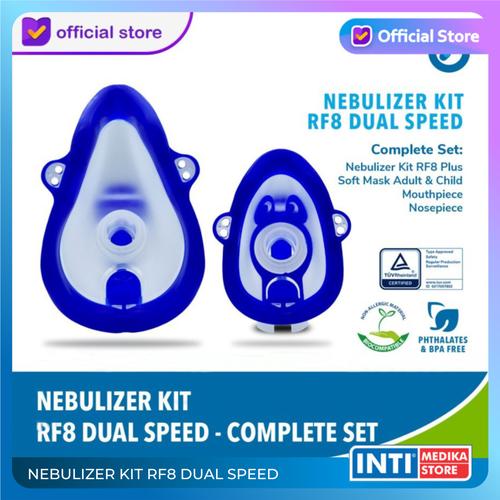 Jual ELVASENSE - Nebulizer Kit RF8 Dual Speed Complete Set | Masker ...