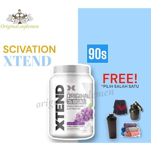 Jual BCAA EXTEND 90 SERVING/ EXTEND BCAA BPOM ORIGINAL - free shaker ...