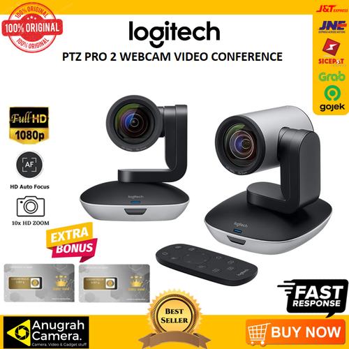 Jual LOGITECH PTZ PRO 2 WEBCAM VIDEO CONFERENCE CAMERA 1080P - Kota ...