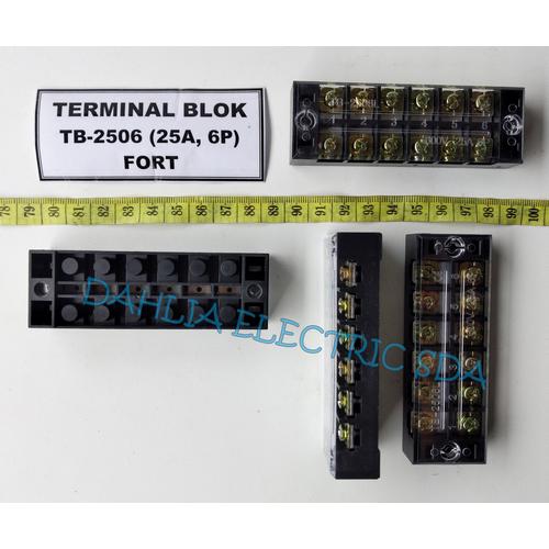 Jual TERMINAL BLOK TB-2506 (25A,6P) FORT - Kab. Sidoarjo - DAHLIA ...