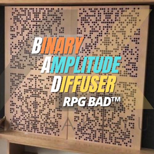 Jual Binary Amplitude Diffuser [BAD] Panel Peredam Suara Penyerap Suara - 60 cm x 60 cm - Kab ...