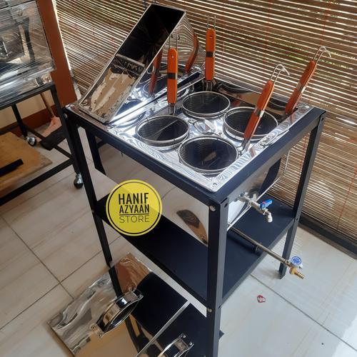 Jual dandang mie ayam 4 lubang set meja-boot-Dandang mie kocok jumbo ...