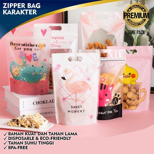 Jual Zipper Bag Karakter| Kantong Plastik Standing Pouch Ziplock ...