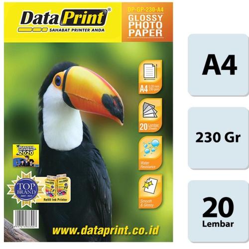 Jual Dataprint Glossy Photo Paper / Kertas Data Print 230 gsm A4 - Kota Bandung - RajaATK88 ...