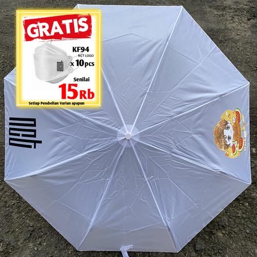 Jual Payung lipat 3 NCT custom sablon kpop full color warna chibi ...