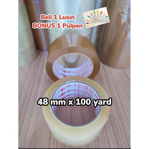 Jual Lakban 100 yard x 48 mm / 2 inch Lakban Terlaris Murah - Cokelat ...