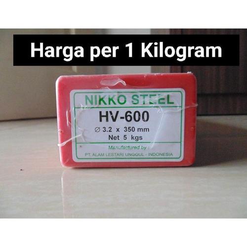 Jual Kawat Las untuk Baja HV600 HV800 3,2mm Nikkosteel Nikko Harga Per 1 Kg - HV600, 3,2mm ...